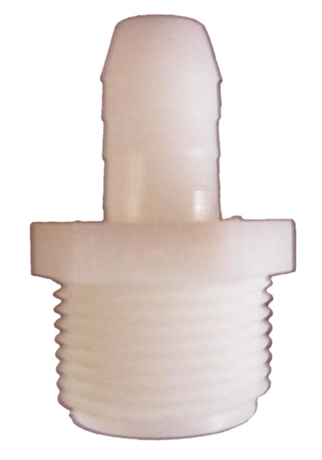 Nylon Tubing Fitting Male Adapter (MPT X BARB) 1/2" x 1/2"