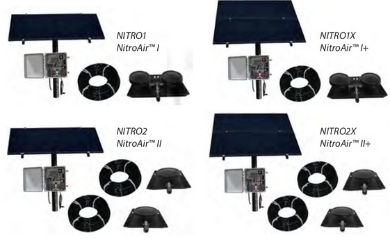 Nitro Air 24V Solar Aeration Systems